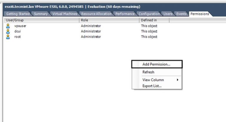 Integrate VMware ESXI to Samba4 AD Domain Controller - Part 16