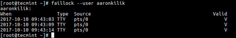 How to Lock and Unlock User After Failed SSH Login Attempts