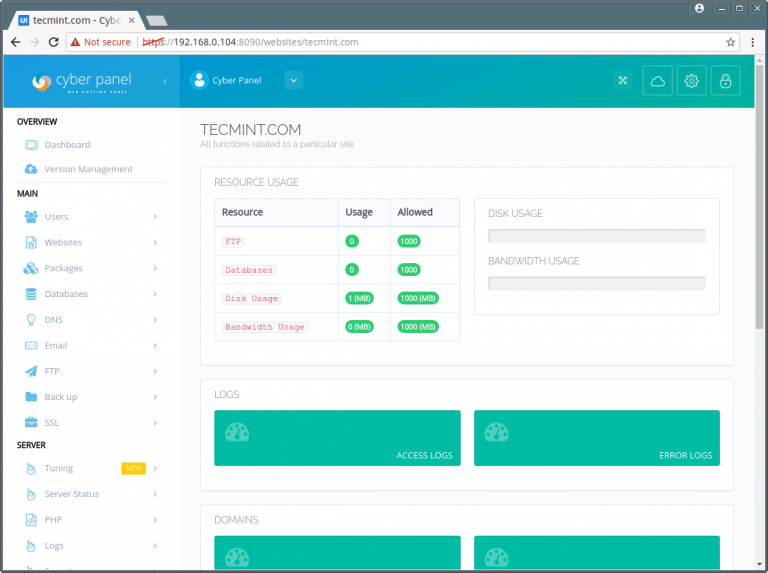 How to Install WordPress with LSCache, OpenLiteSpeed and CyberPanel