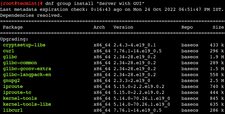 How to Install Gnome Desktop On Rocky Linux 9