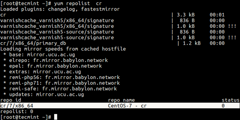 How to Use Continuous Release (CR) Repository in CentOS