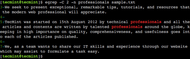 20 Useful egrep Command Examples in Linux