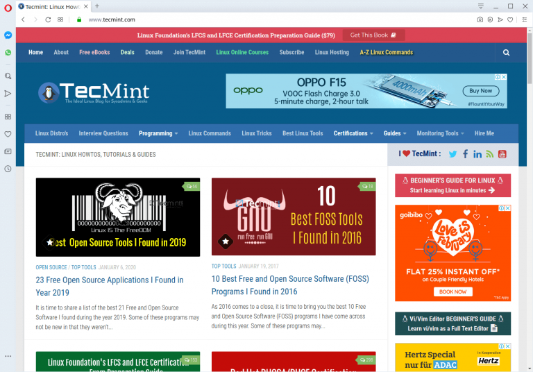 How to Install Latest Opera Web Browser in Linux