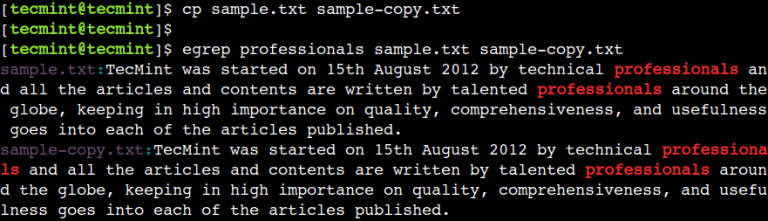 20 Useful egrep Command Examples in Linux