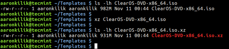 Learn XZ (Lossless Data Compression Tool) in Linux with Examples
