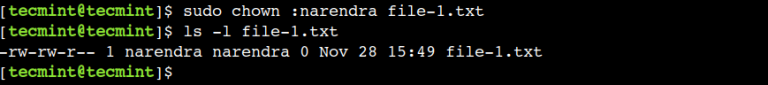 11 Linux Chown Command Examples to Change File Ownership