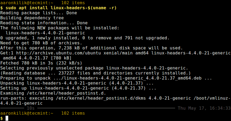 How to Install Kernel Headers in Ubuntu and Debian