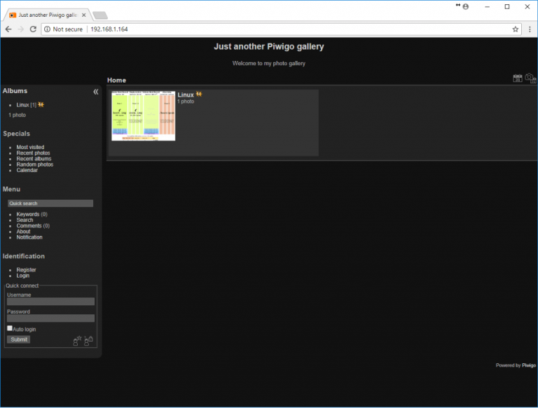 Piwigo - Create Your Own Photo Gallery Website
