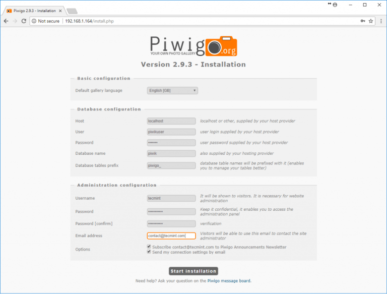 Piwigo - Create Your Own Photo Gallery Website