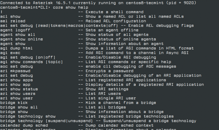 How to Install Asterisk on CentOS/RHEL 8/7