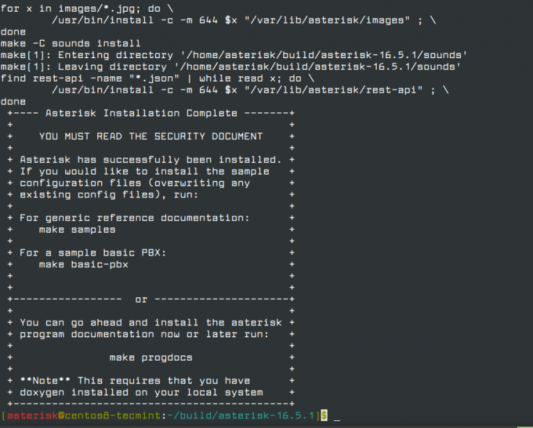 How to Install Asterisk on CentOS/RHEL 8/7