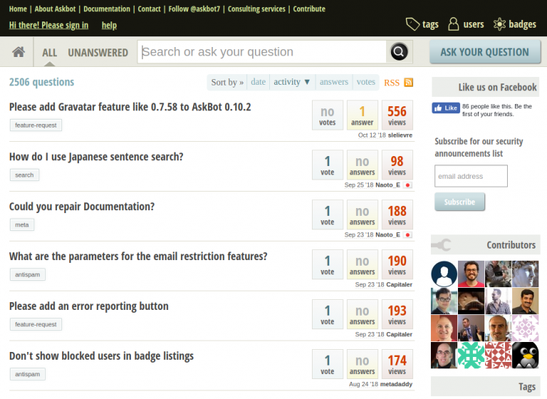Askbot - Create Your Own Q&A Forum Like Stack Overflow