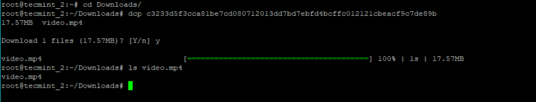 Dcp Transfer Files Between Linux Hosts Using Peer To Peer Network