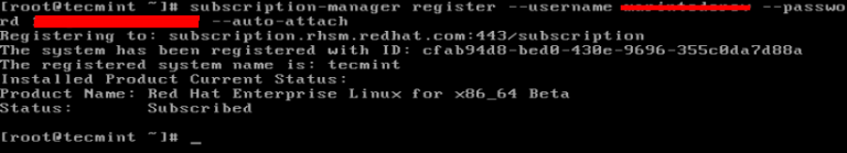 How to Enable RHEL Subscription in RHEL 8