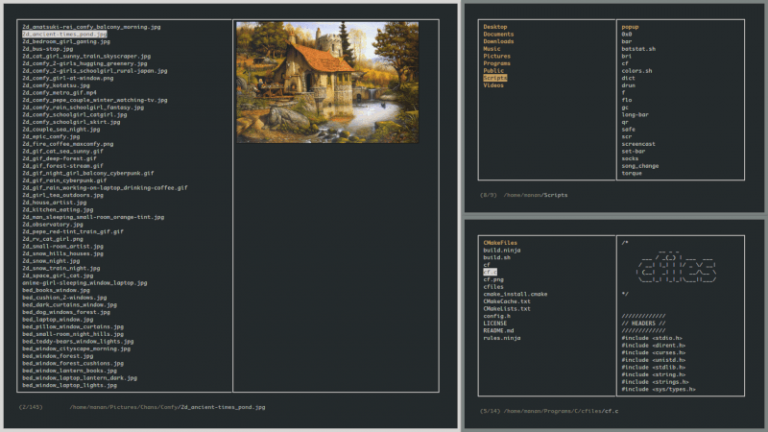 Cfiles A Fast Terminal File Manager With Vim Keybindings