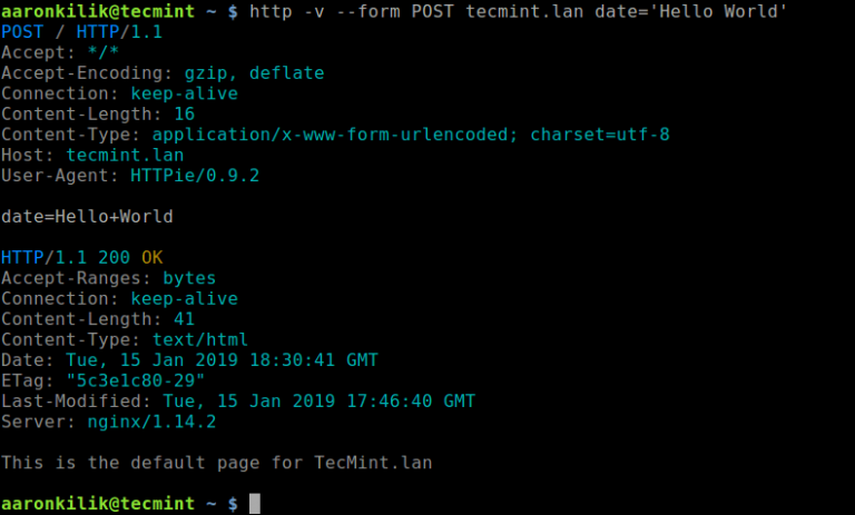 HTTPie - A Modern HTTP Client Similar to Curl and Wget Commands
