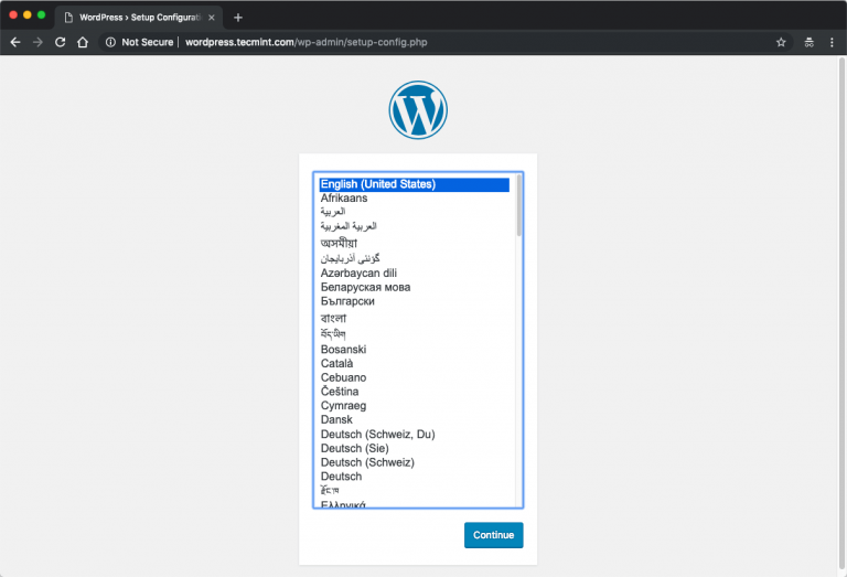 Install Wordpress With Nginx Mariadb 10 And Php 7 On Ubuntu 1804