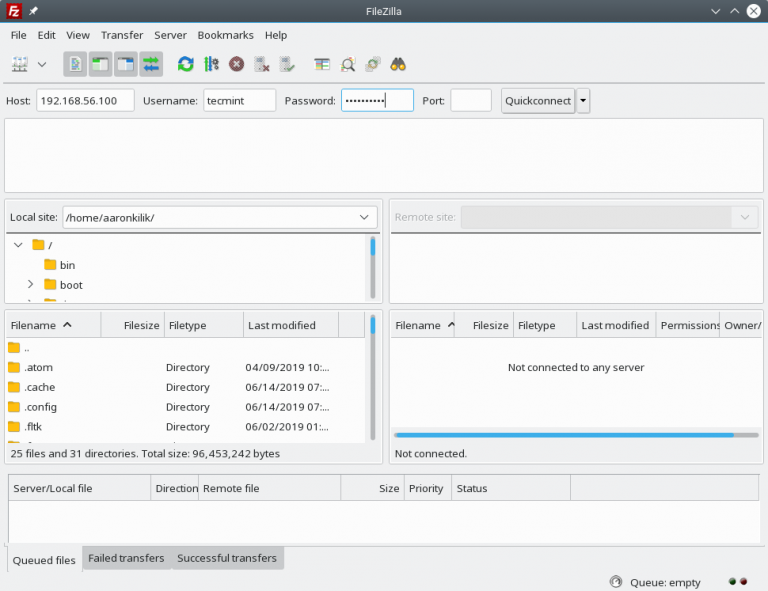 Setup Secure FTP File Transfer Using SSL/TLS in RHEL 8