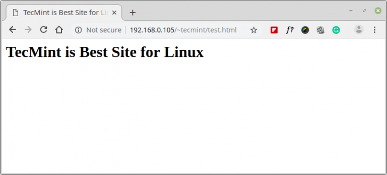 How to Enable Apache Userdir Module on RHEL/CentOS