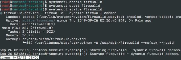 Initial Server Setup with CentOS/RHEL 8