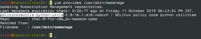 How to Fix 'semanage command' Not Found Error in CentOS/RHEL