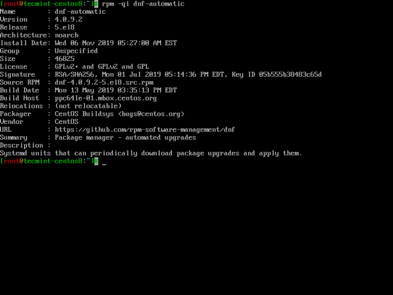 How to Set Up Automatic Updates for CentOS 8