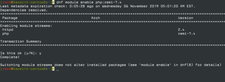 How to Install PHP 7.4 on CentOS 8