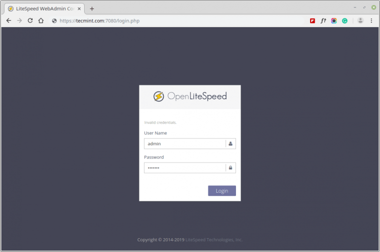 How To Install the OpenLiteSpeed Web Server on CentOS 8