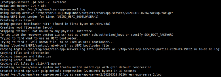 Relax-and-Recover - Backup and Recover a Linux System