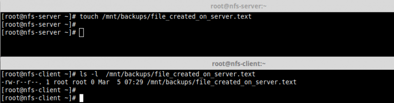 How to Set Up NFS Server and Client on CentOS 8