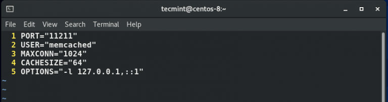 How to Install and Configure Memcached on CentOS 8