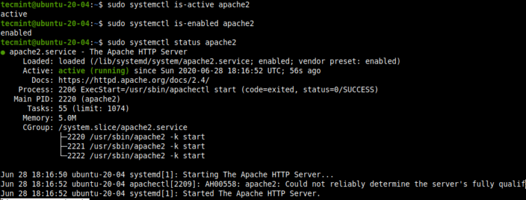 How to Install Apache Web Server on Ubuntu 20.04