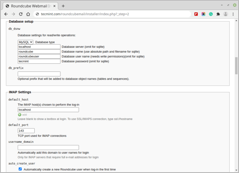 How to Install Postfix with Roundcube on Ubuntu and Debian