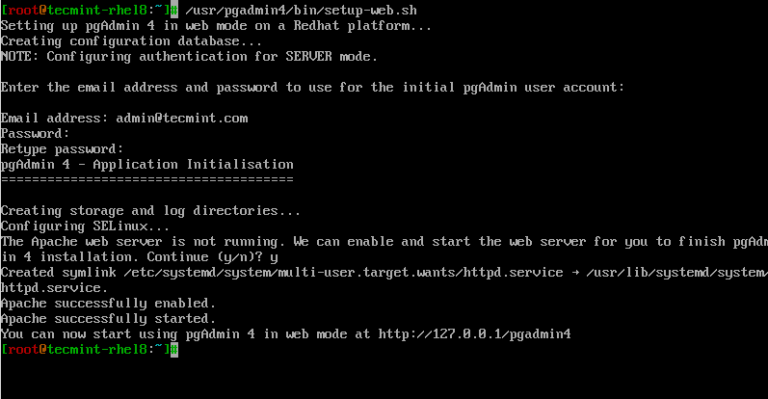 How To Install Postgresql And Pgadmin In Rhel 8