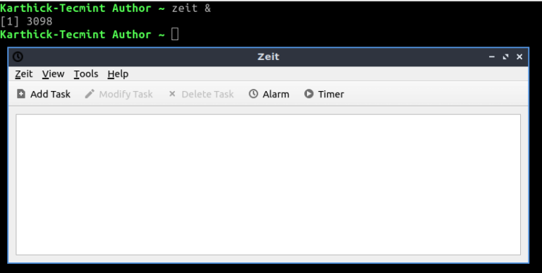 Zeit – A GUI Tool to Schedule Cron and At Jobs in Linux
