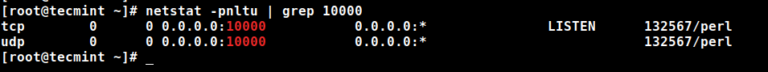Check Webmin Port | Tecmint: Linux Howtos, Tutorials & Guides