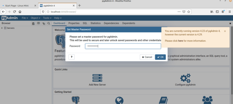 How to Install PostgreSQL and pgAdmin4 on Linux Mint 22/21