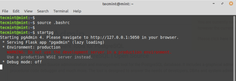 How to Install PostgreSQL and pgAdmin4 on Linux Mint 22/21