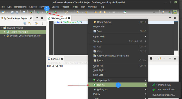 How to Setup PyDev for Eclipse IDE on Linux