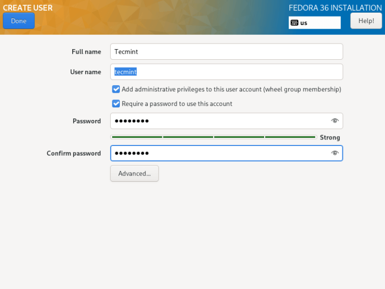 How to Install Fedora 36 Server with Screenshots