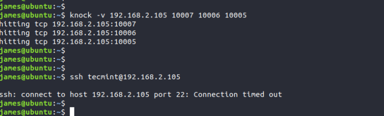 How to Use Port Knocking To Secure SSH Service in Linux