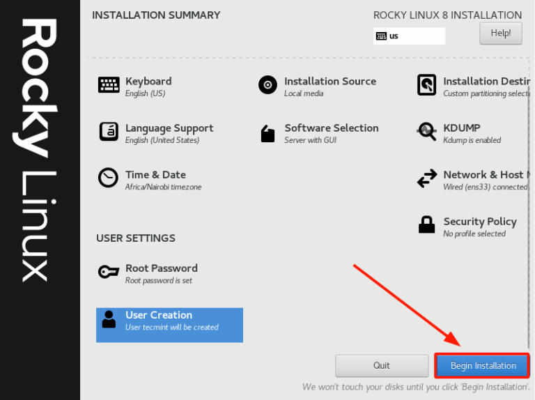 How to Install Rocky Linux 8.5 Step by Step