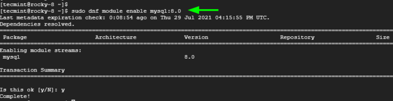 How to Install MySQL 8.0 on Rocky Linux and AlmaLinux