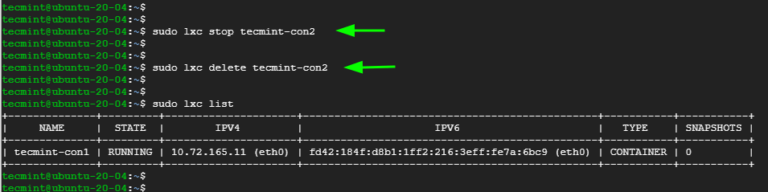 How to Install, Create and Manage LXC in Ubuntu/Debian
