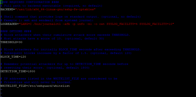 How to Block SSH Brute Force Attacks Using SSHGUARD