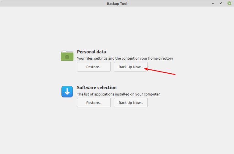 mintBackup – A Simple Backup and Restore Tool for Linux Mint