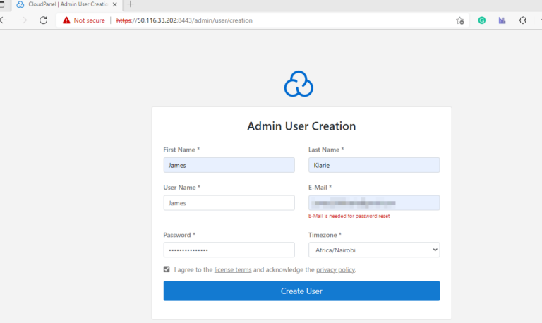 How to Install CloudPanel on Debian 10 Buster