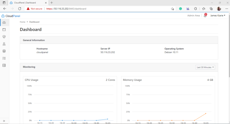 How to Install CloudPanel on Debian 10 Buster