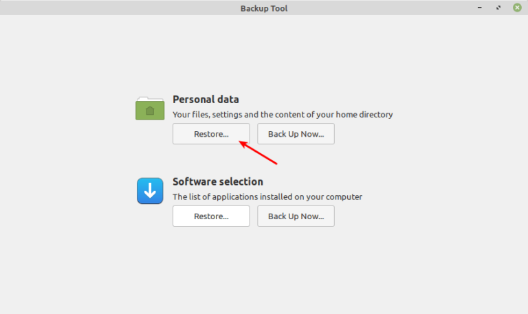 mintBackup – A Simple Backup and Restore Tool for Linux Mint