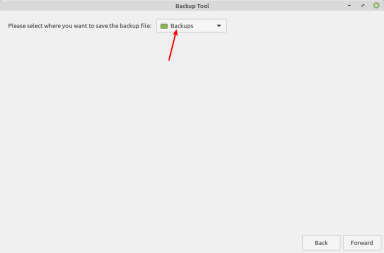 mintBackup – A Simple Backup and Restore Tool for Linux Mint